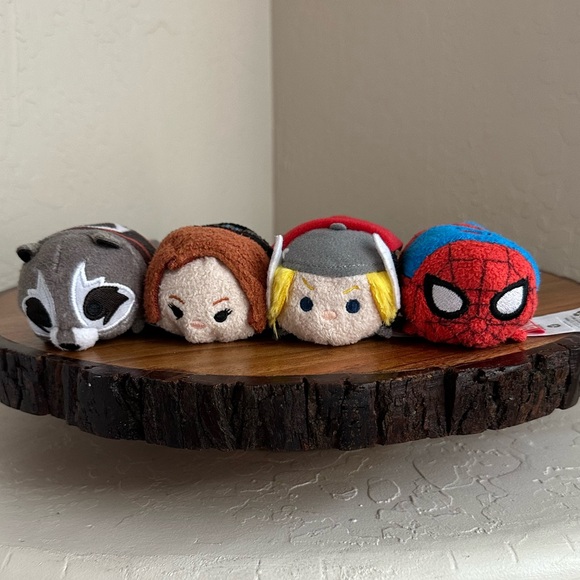 Marvel | Toys | Disney Store X Marvel Thor Spiderman Black Widow Rocket ...